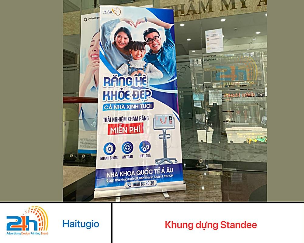 Khung dựng Standee Chính hãng | Hai Tu Gio Co.,ltd